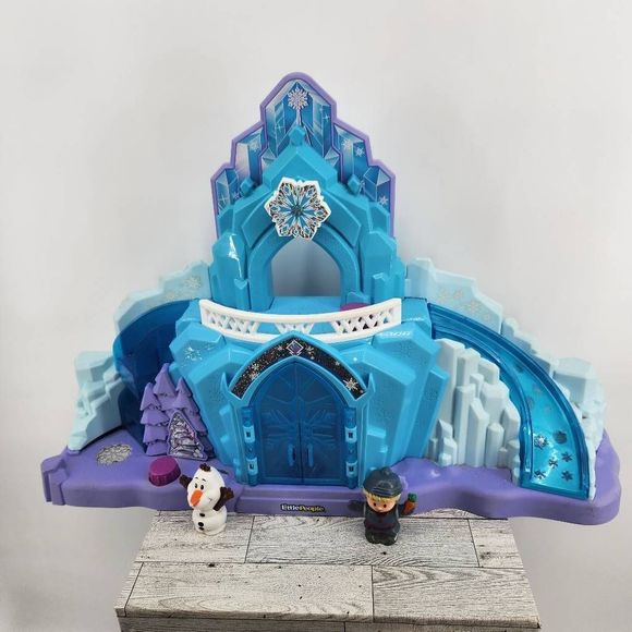 Disney | Toys | Disneyfrozen Elsas Ice Palace Little People Olaf ...